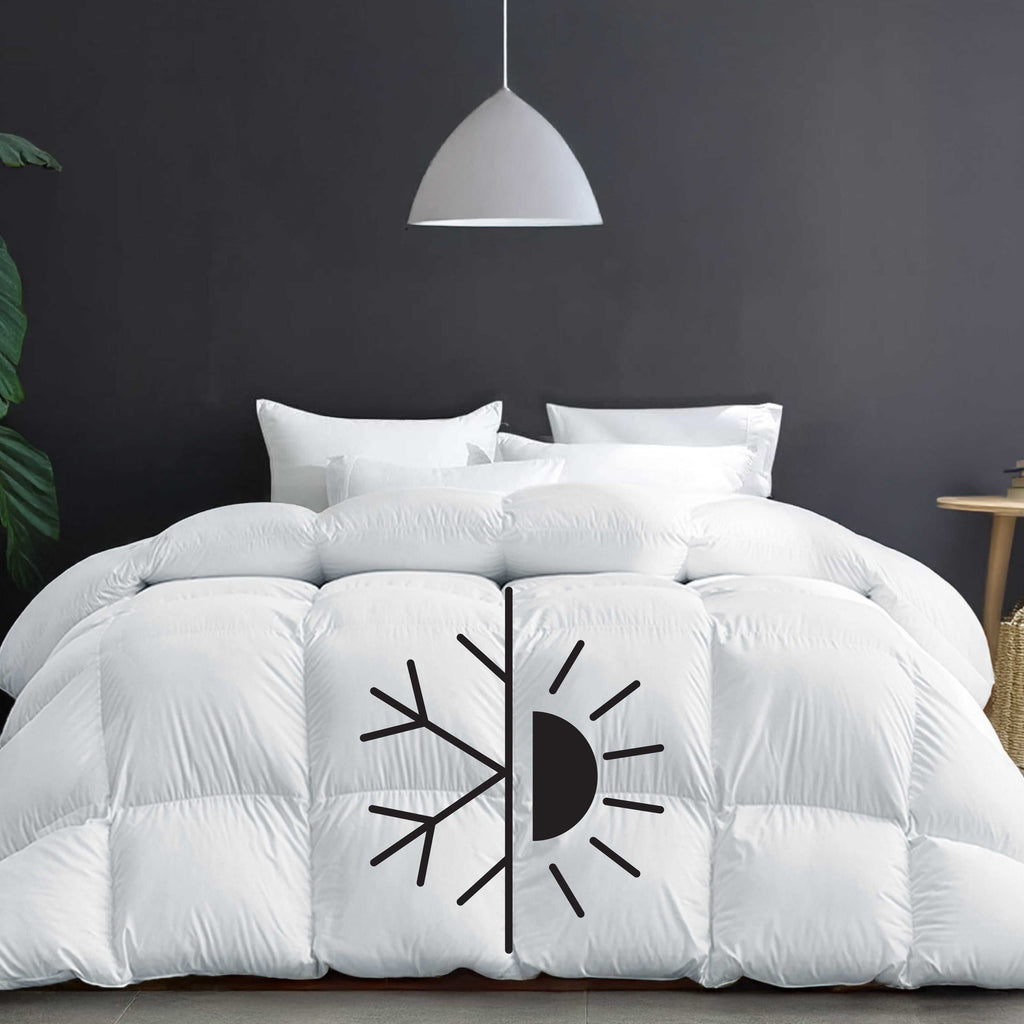 Linens Delight White Duck Down Dual Zone Comforter – Canada